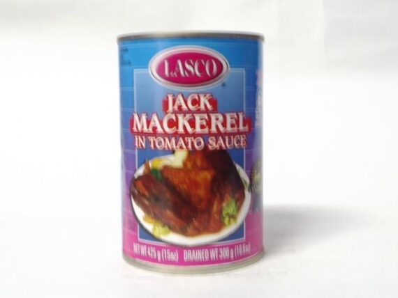 Lasco Jack Mackerel In Tomato Sauce 425g • Store To Door Jamaica