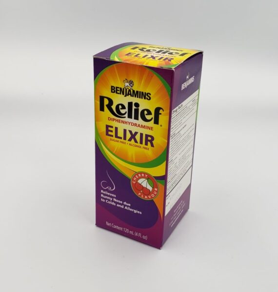 Benjamin Relief Elixir (CHERRY) 120ml • Store To Door Jamaica