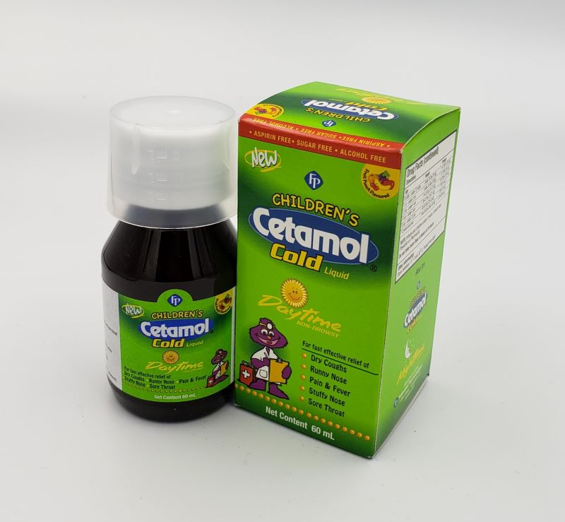 Children's Cetamol Cold Liquid (Day-time) 60ml • Store To Door Jamaica